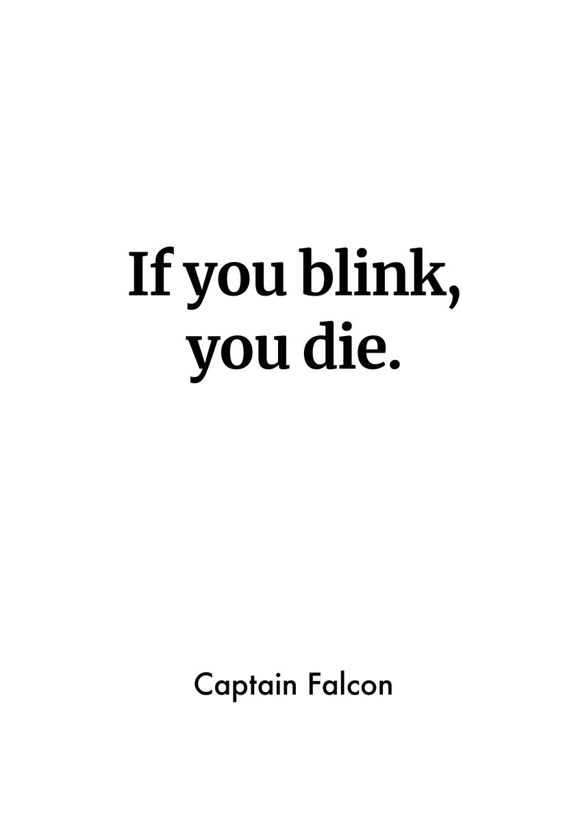 'Captain Falcon' Poster by Jimmy Punchline | Displate