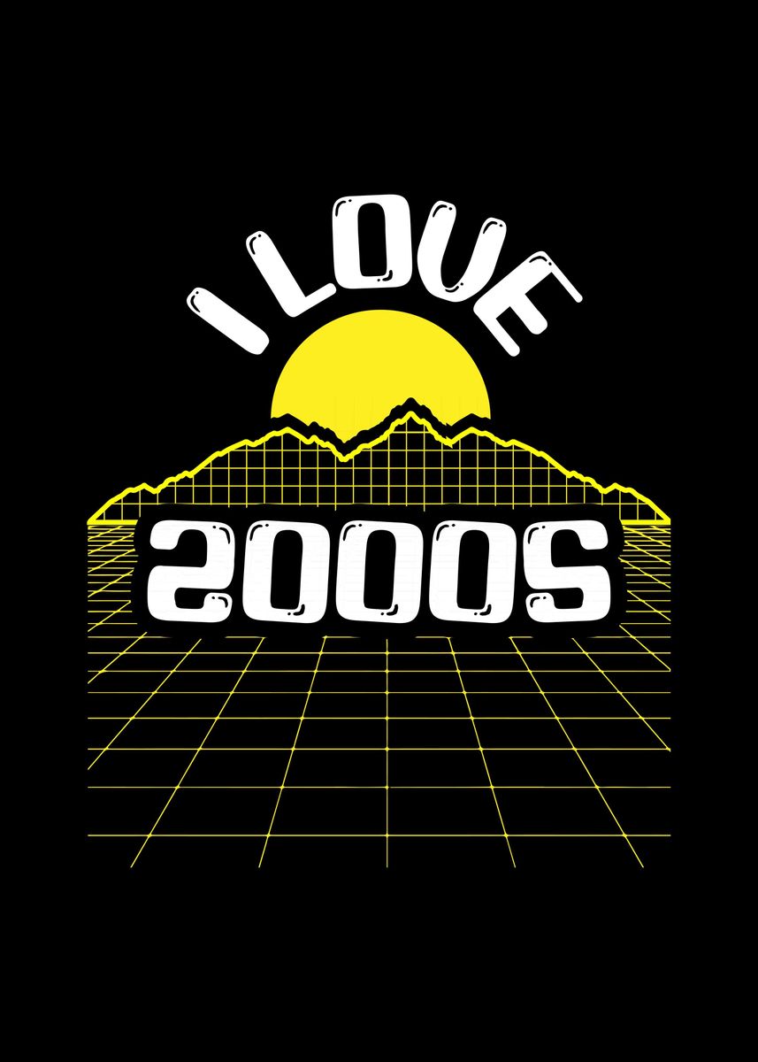 '2000s Retro' Poster, picture, metal print, paint by Sebastian Wünsche ...