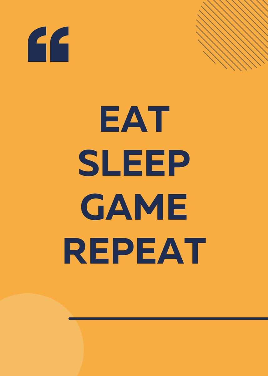 'gaming gamer quotes 10' Poster, picture, metal print, paint by Ainiez ...