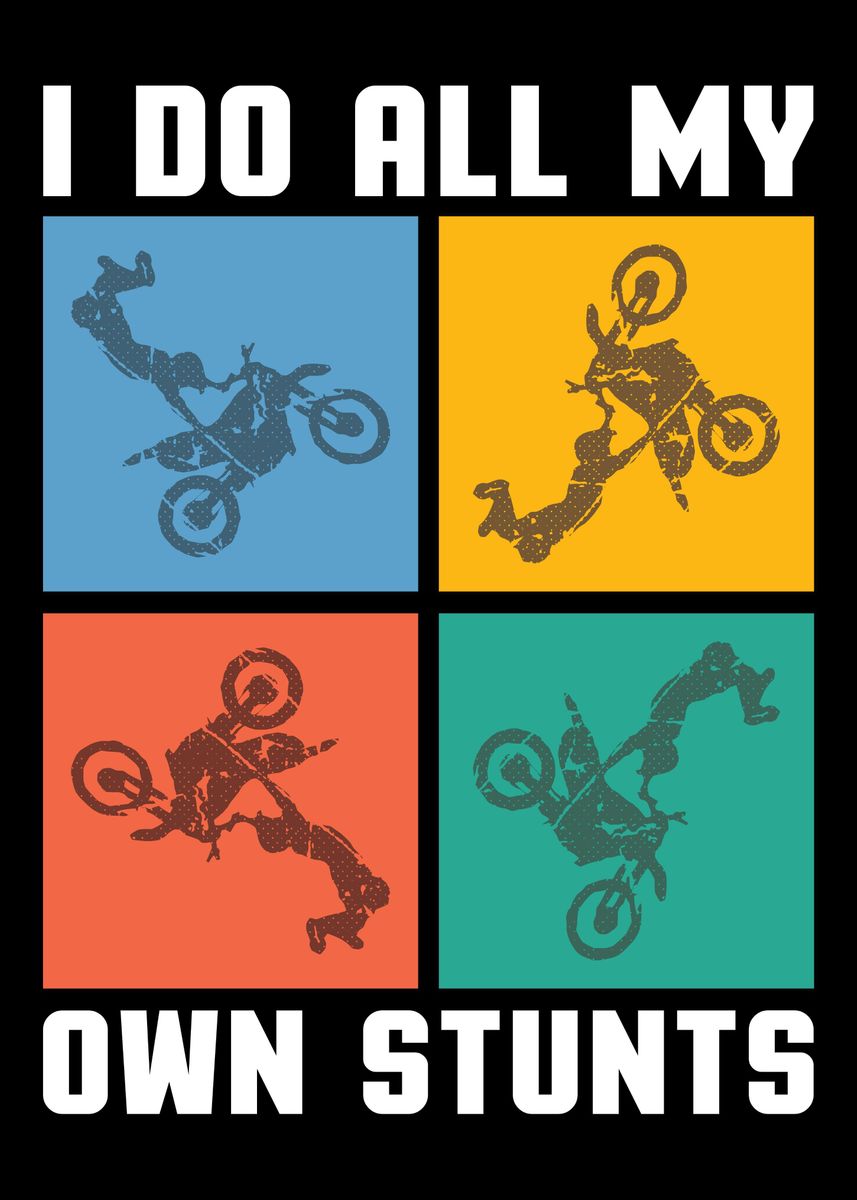 'Dirt Bike MX Motocross' Poster, picture, metal print, paint by ...