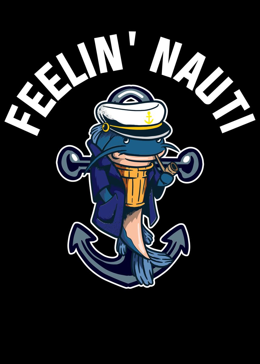 'Feelin Nauti' Poster by CatRobot | Displate