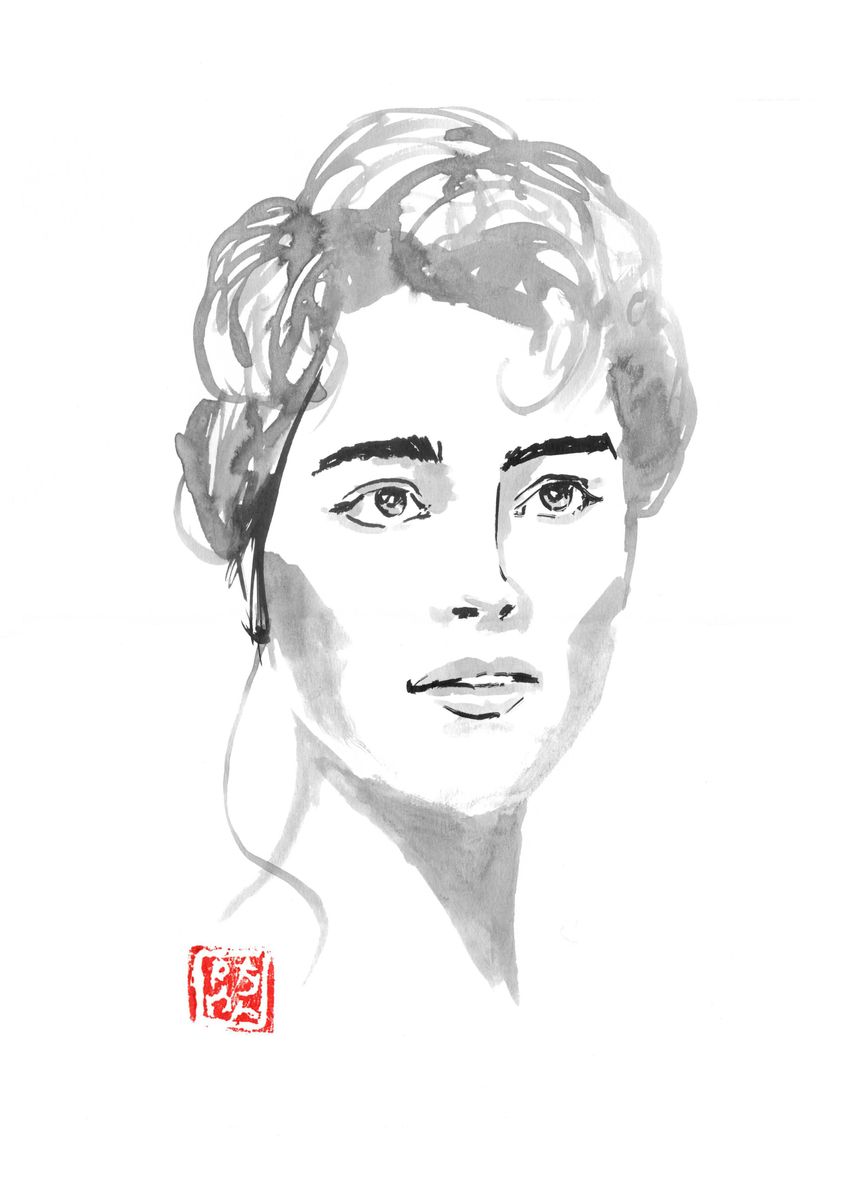 'brooke shields' Poster by pechane sumie | Displate