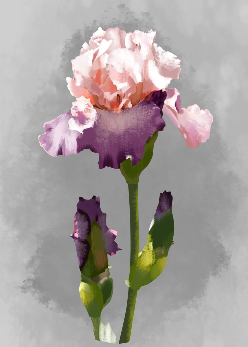 'flower' Poster by Nesrin Gulistan | Displate