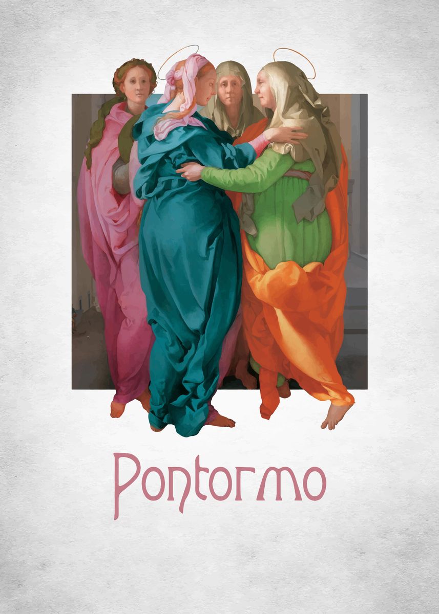 'Pontormo' Poster, picture, metal print, paint by Bo Kev | Displate