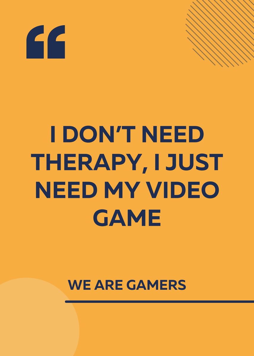 'gaming gamer quotes 20' Poster, picture, metal print, paint by Ainiez ...