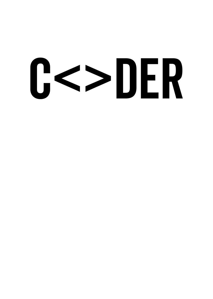 'Coder' Poster, picture, metal print, paint by Francois Ringuette ...
