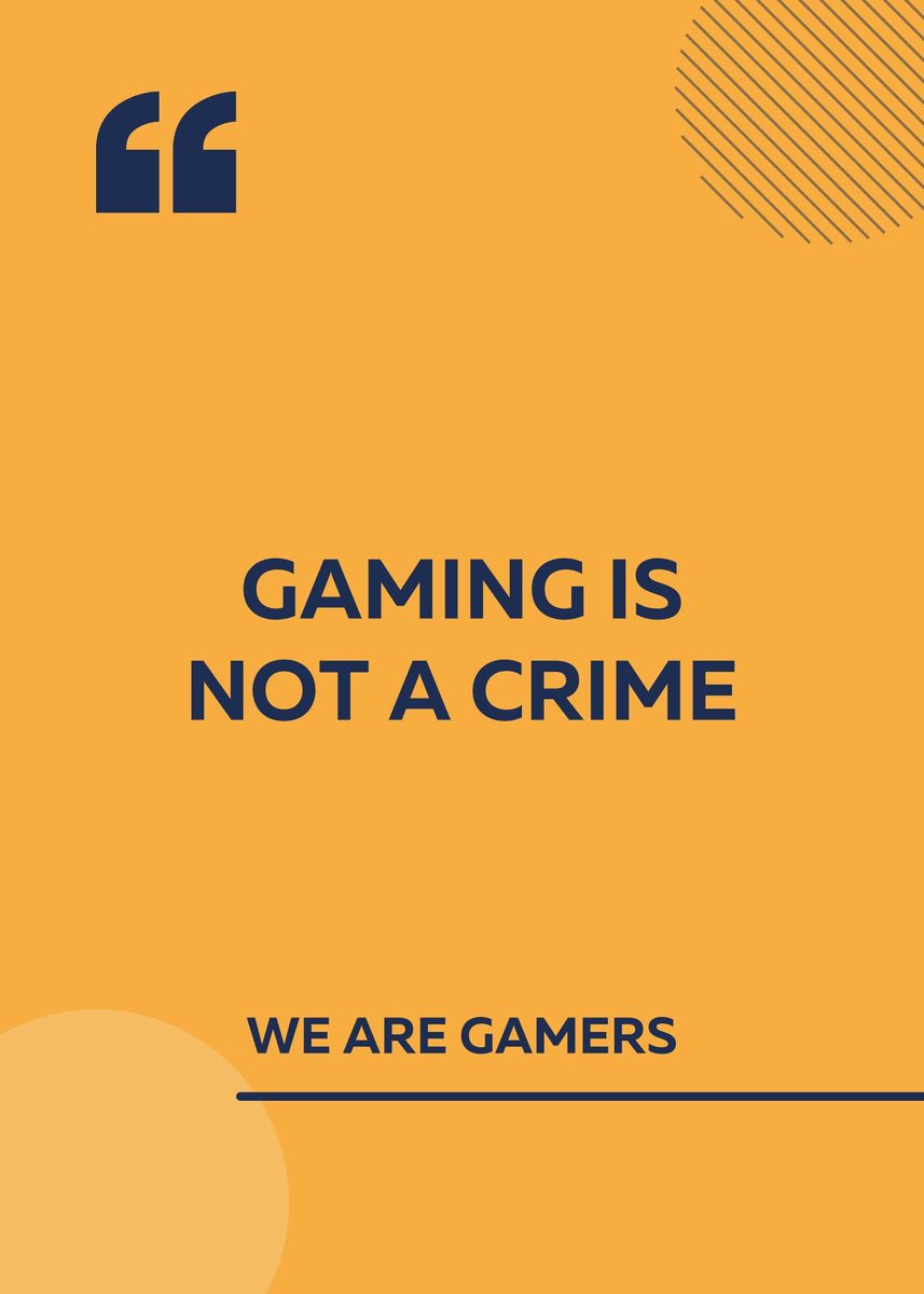 'gaming gamer quotes 16' Poster, picture, metal print, paint by Ainiez ...
