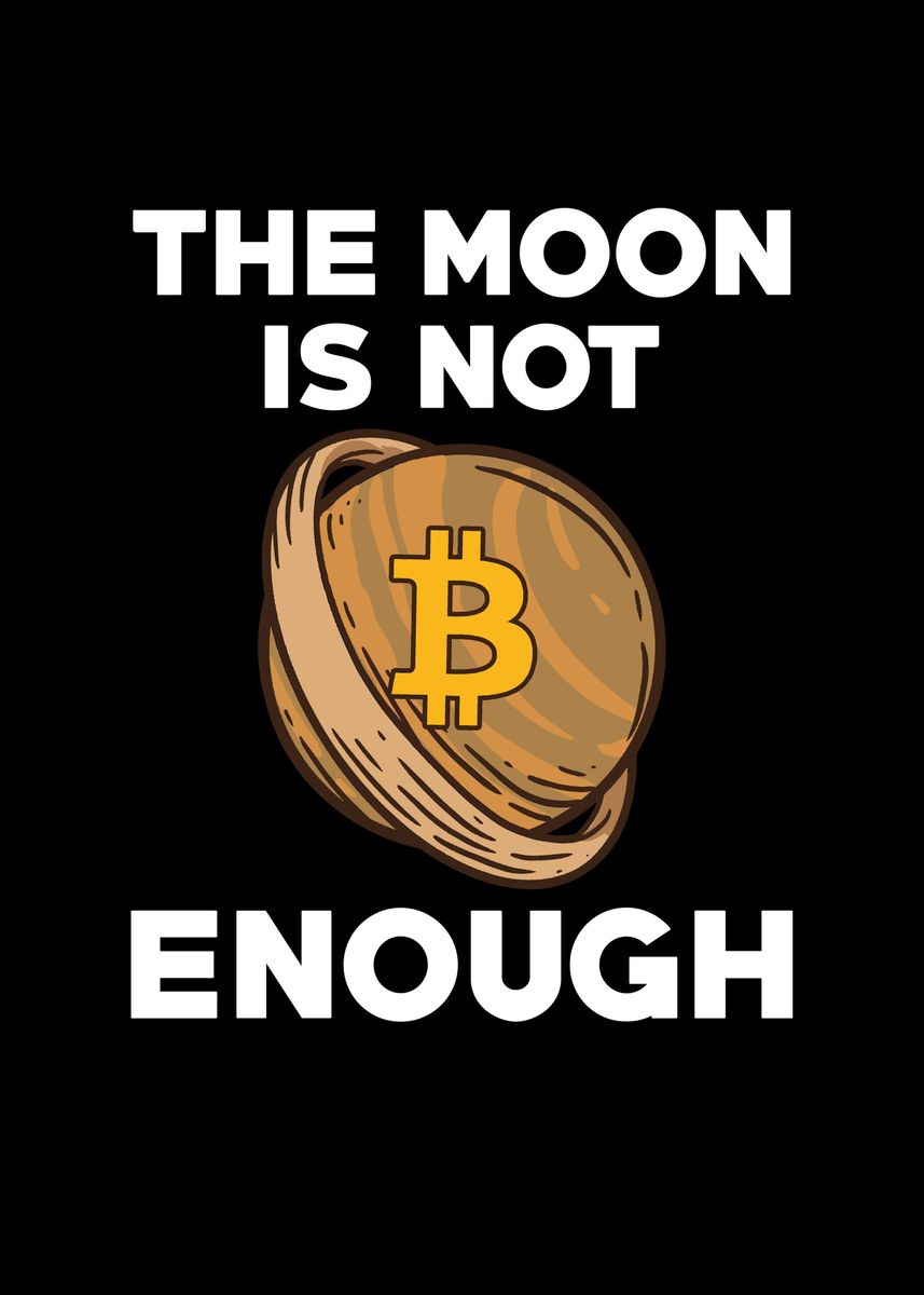 'Bitcoin Funny Trader' Poster, picture, metal print, paint by ...