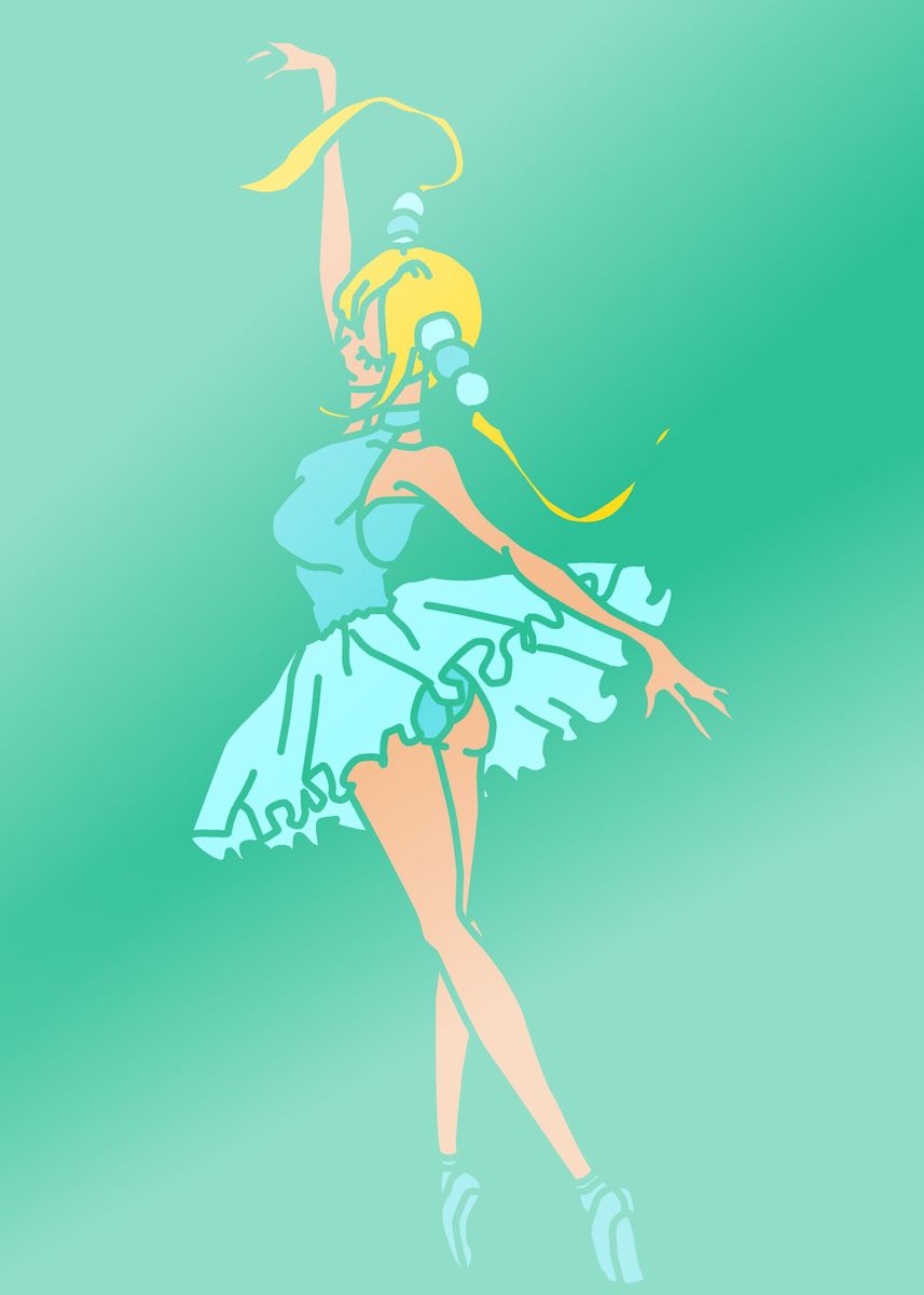 'ballet dancer' Poster, picture, metal print, paint by Lindorf Temotio ...