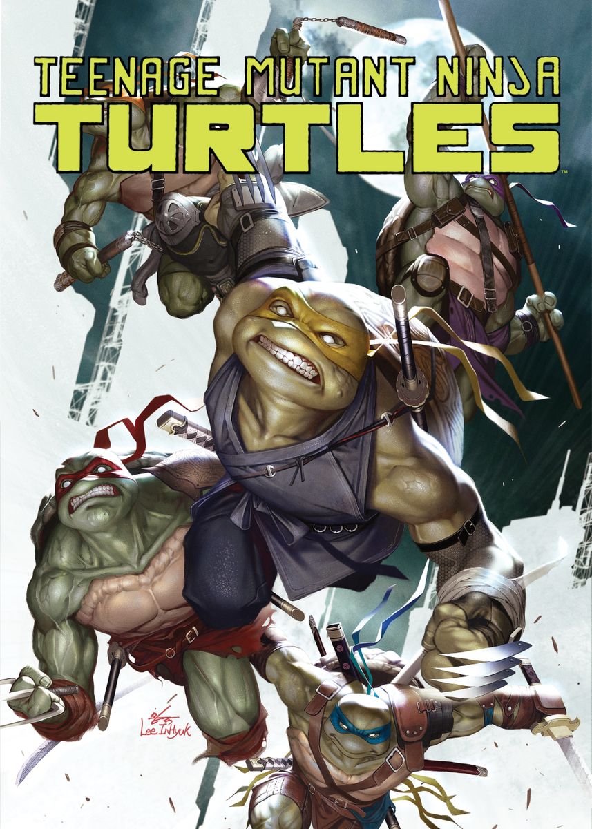 'TMNT Combat Cover' Poster, picture, metal print, paint by TMNT | Displate