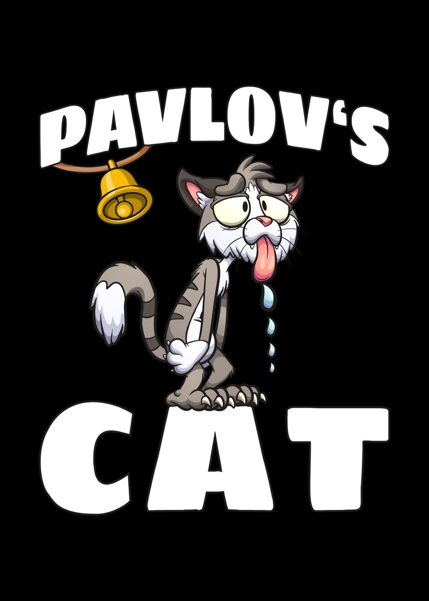 'Pavlovs Cat' Poster by ninarts | Displate