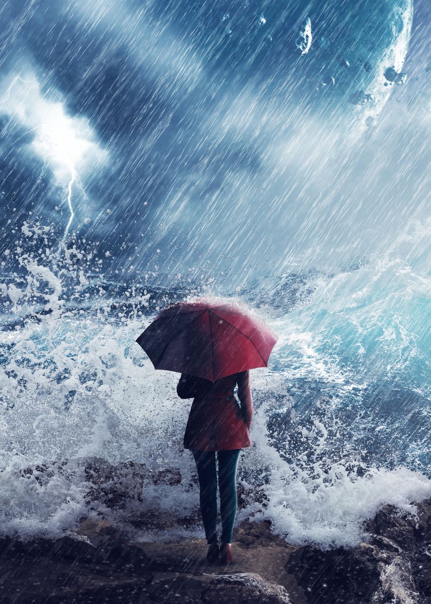 'It is Just a Storm' Poster, picture, metal print, paint by voodoo art ...