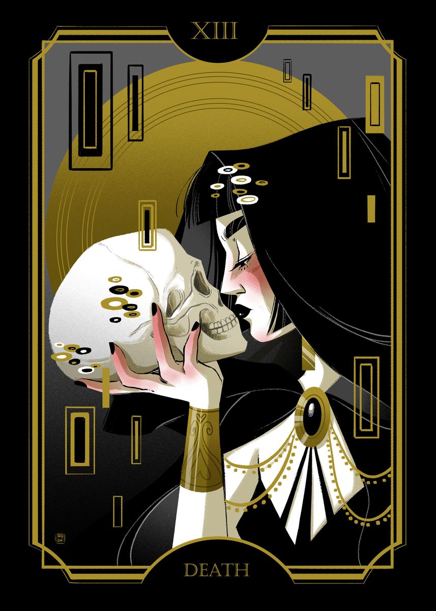 'Death' Poster, picture, metal print, paint by Daisj Ingrosso | Displate