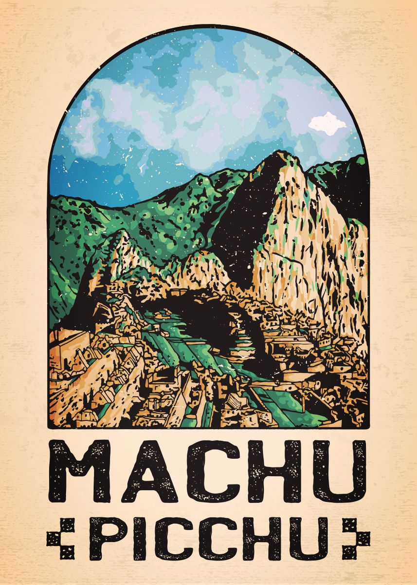 'Machu Picchu Inca City' Poster by BestPrints | Displate