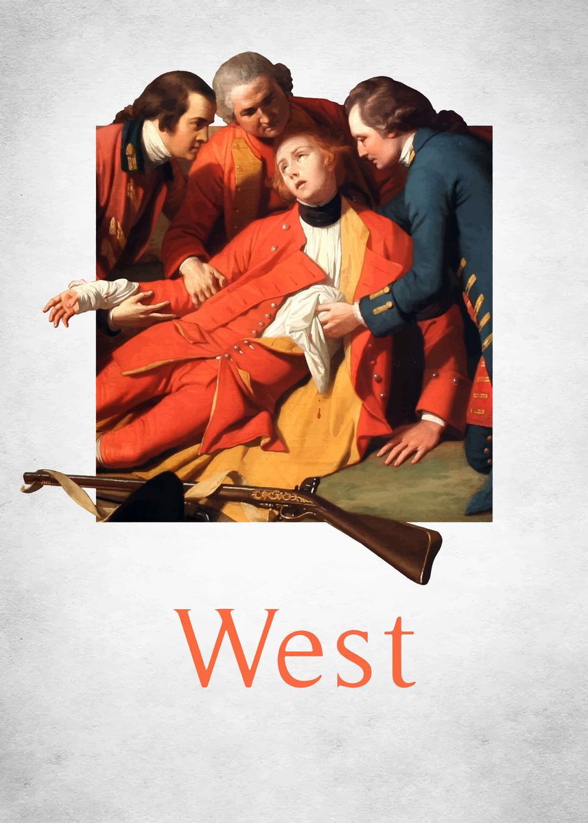 'Benjamin West' Poster by Bo Kev | Displate