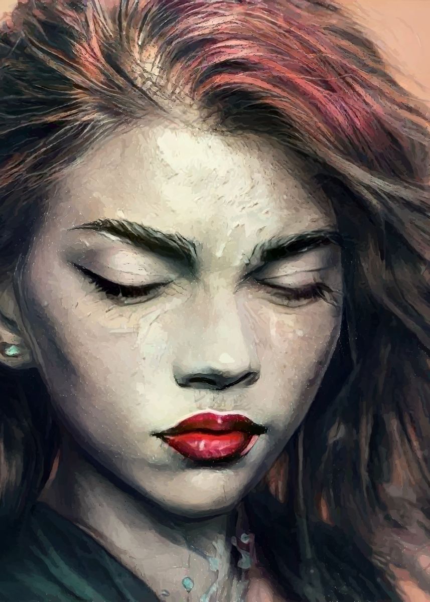 'Zenda the Assassin' Poster, picture, metal print, paint by matthew ...