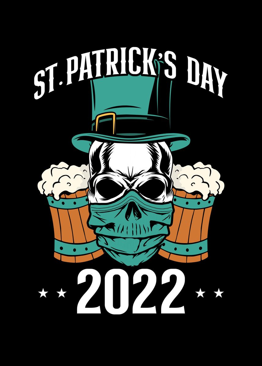 'St Patricks day 2022' Poster, picture, metal print, paint by BeMi ...