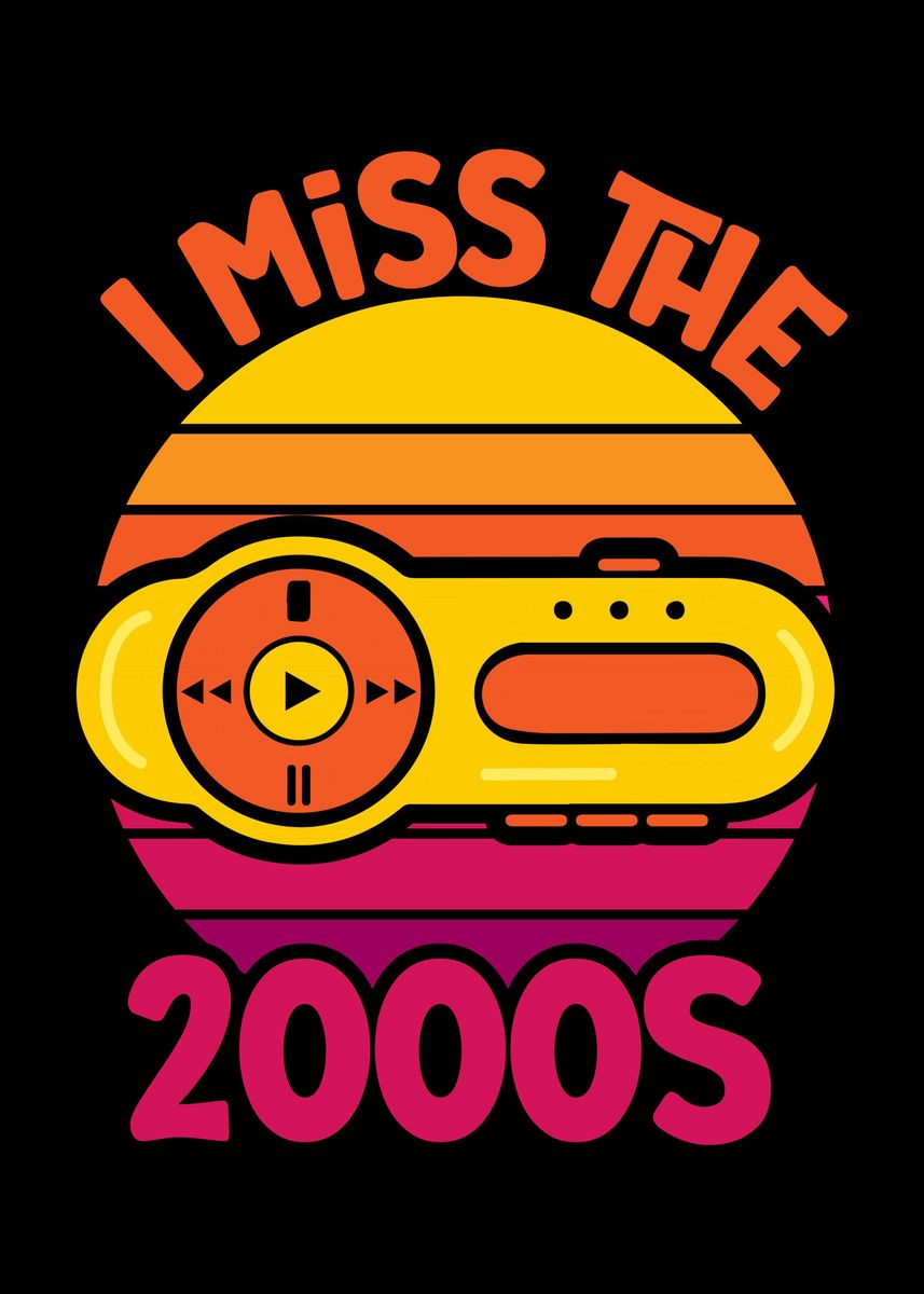 '2000s Retro' Poster, picture, metal print, paint by Sebastian Wünsche ...