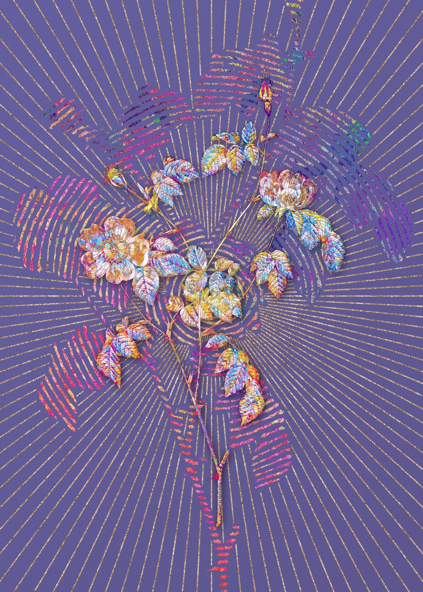 'Pink Austrian Copper Rose' Poster, picture, metal print, paint by Holy ...