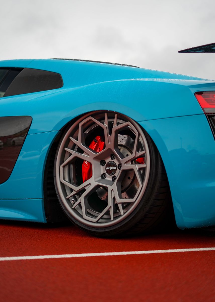 'Rotiform on Audi R8' Poster by vividdepth | Displate