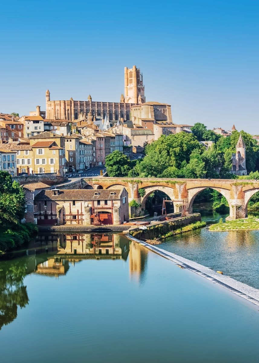 'Albi City' Poster by Mango Art | Displate