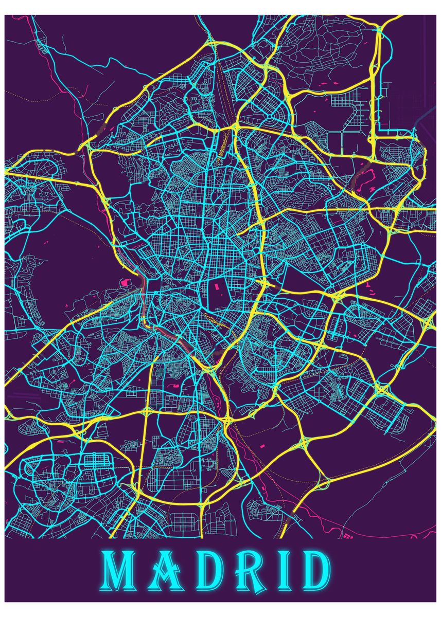 'MADRID ' Poster by Brock Lesnar | Displate