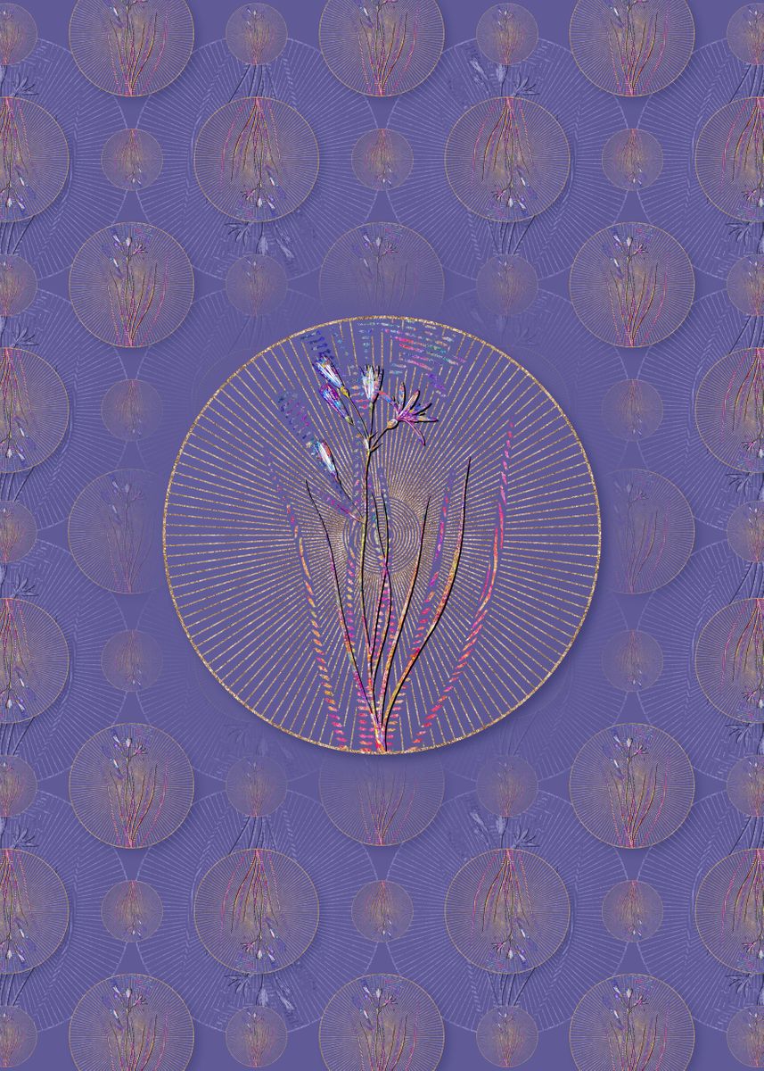 'Amaryllis Montana Pattern' Poster by Holy Rock Design | Displate