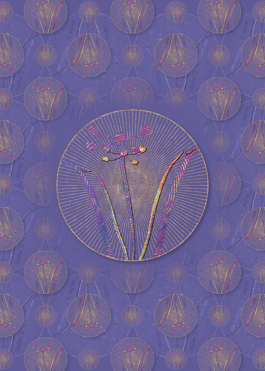 'Allium Scorzonera Folium' Poster, picture, metal print, paint by Holy ...