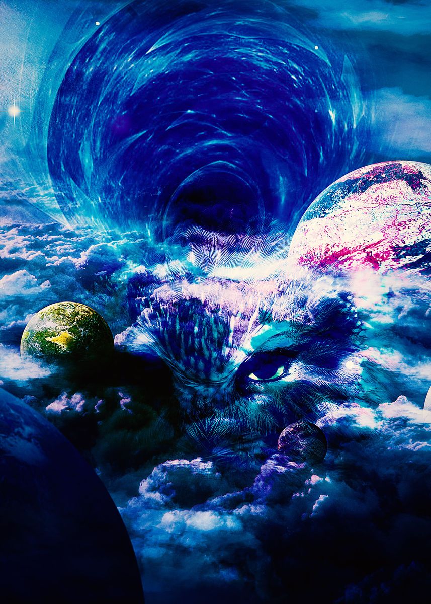 'Space Horror' Poster, picture, metal print, paint by ANDRE MCKAY ...