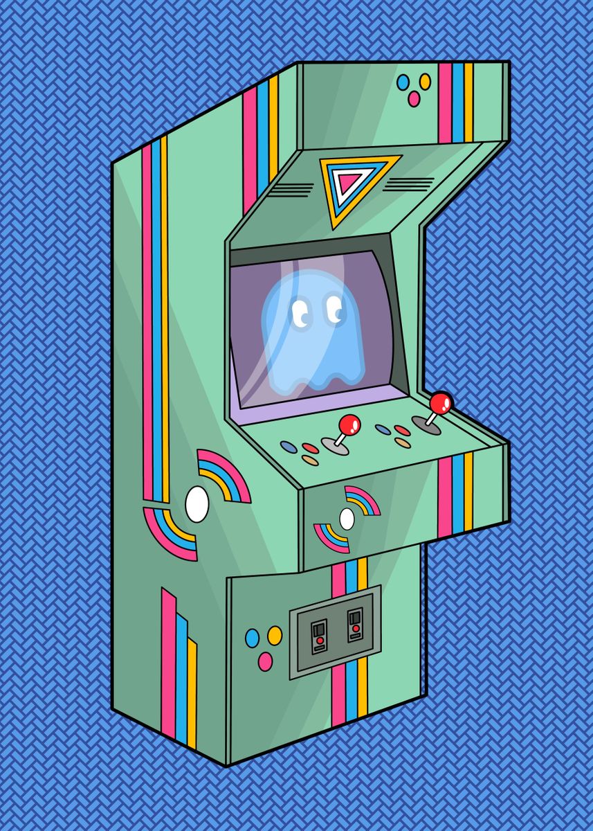 'Retro arcade gaming' Poster, picture, metal print, paint by Aiden ...