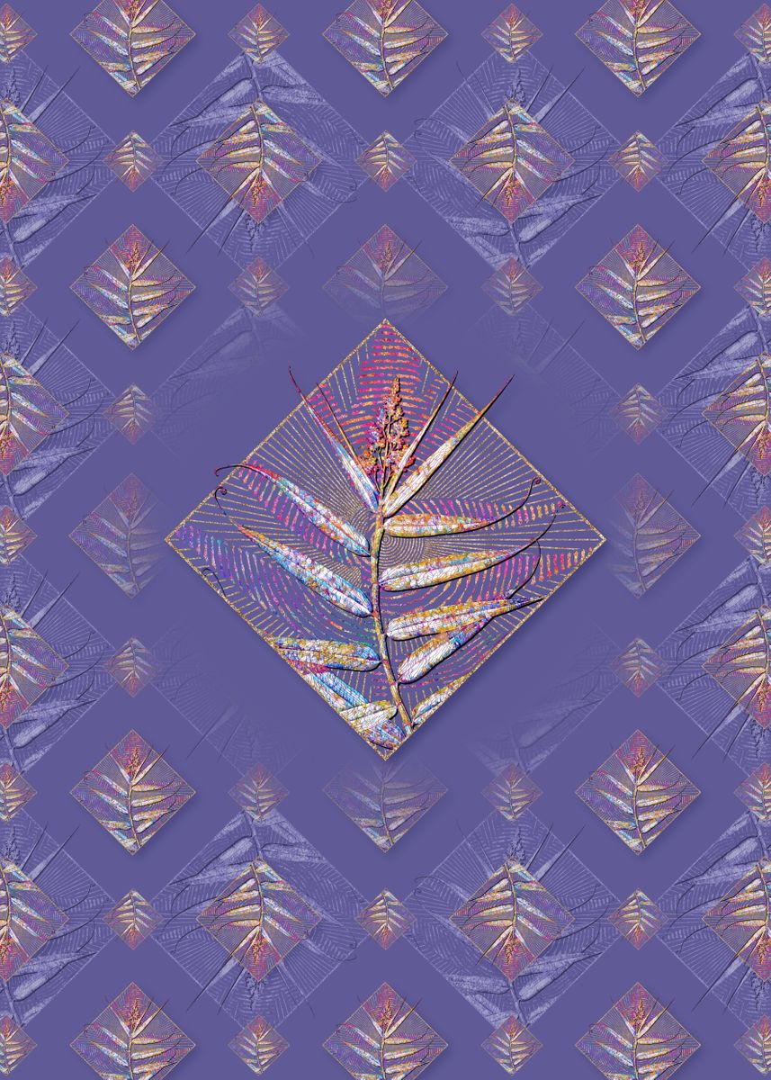 'Bush Cane Pattern' Poster, picture, metal print, paint by Holy Rock ...