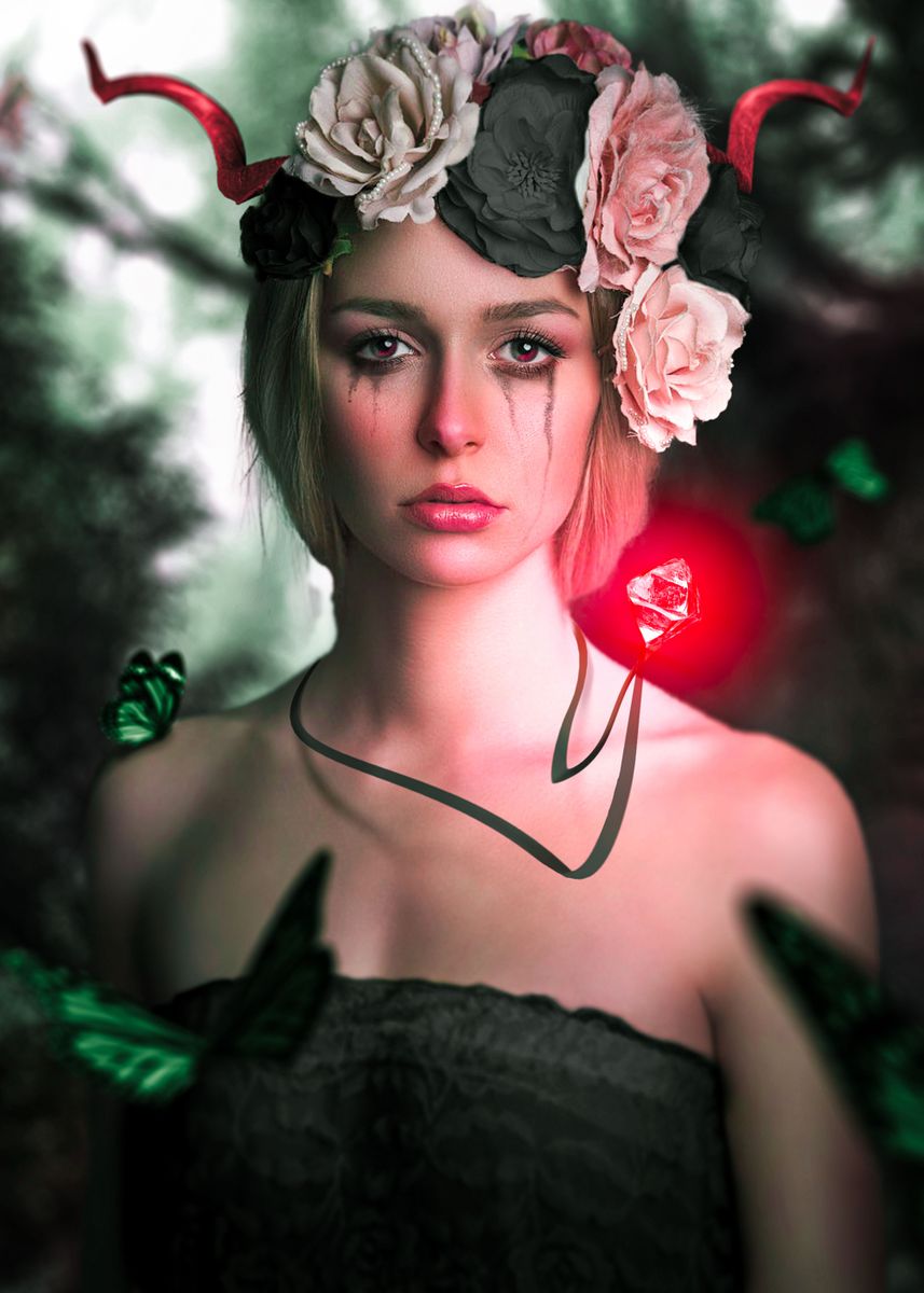 'Fake Tears' Poster by Redouan Afraou | Displate