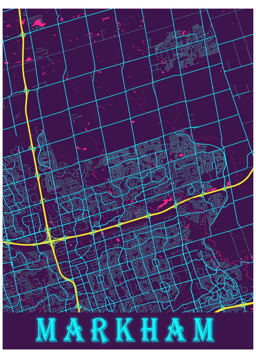 'MARKHAM ' Poster, picture, metal print, paint by Brock Lesnar | Displate