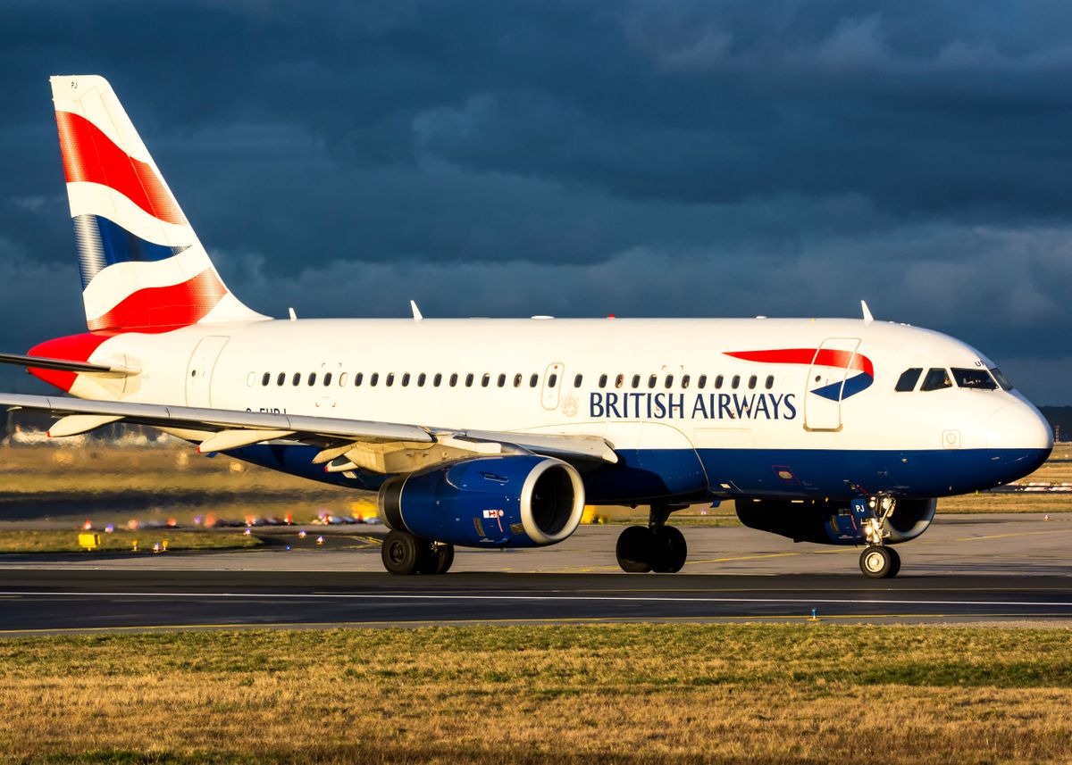 'British Airways plane' Poster by KarolPhotoworld | Displate