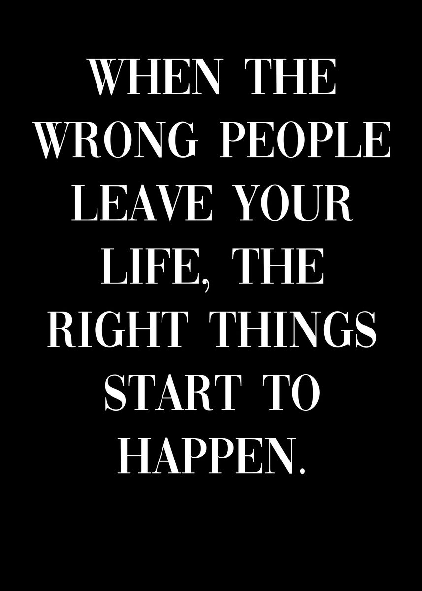 'right things start happen' Poster by dkDesign | Displate