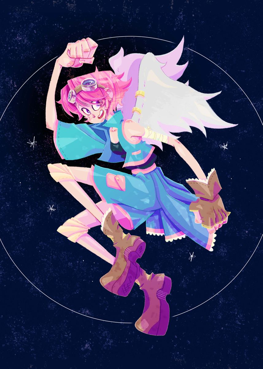 'Reana the Angel' Poster, picture, metal print, paint by Sprite Mouse ...