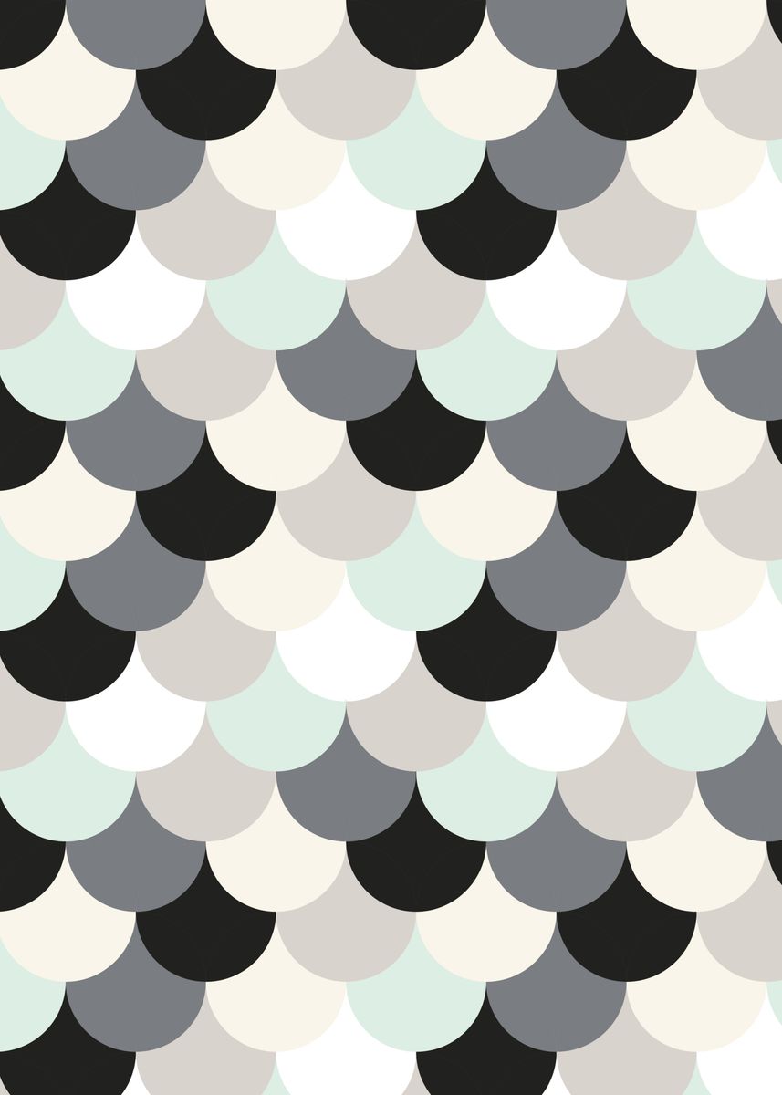 'Modern Retro Pattern 19' Poster by Aloke Design | Displate