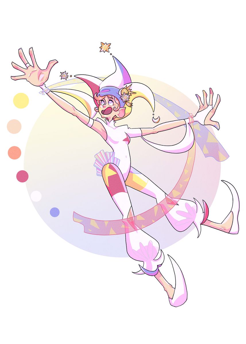 'Jester' Poster, picture, metal print, paint by Sprite Mouse | Displate