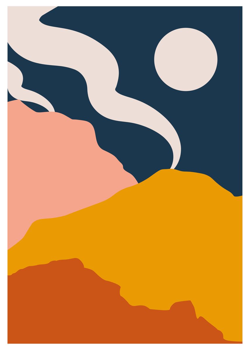 'Abstract Illustration' Poster by afdesign | Displate