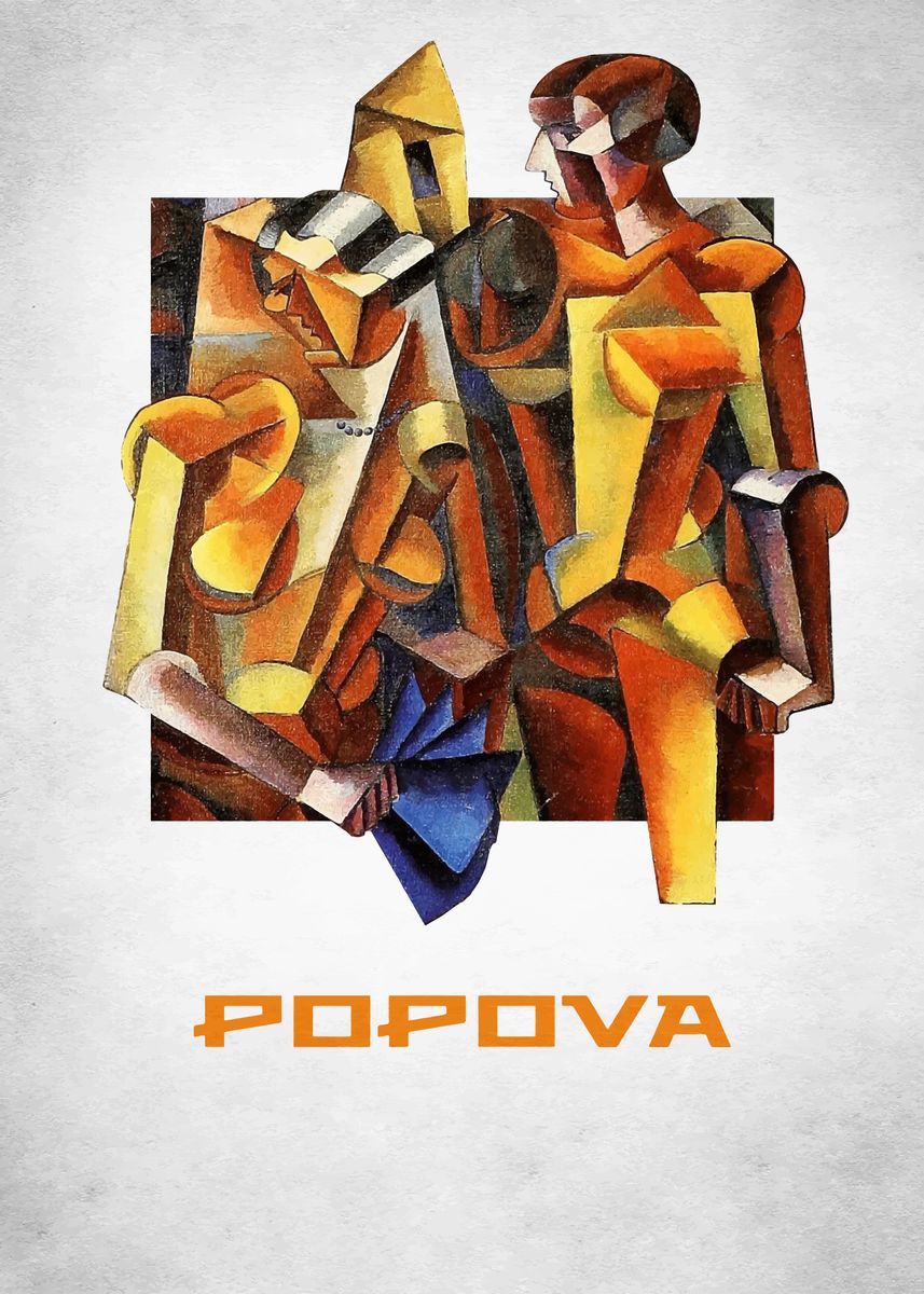 'Lyubov Popova' Poster by Bo Kev | Displate