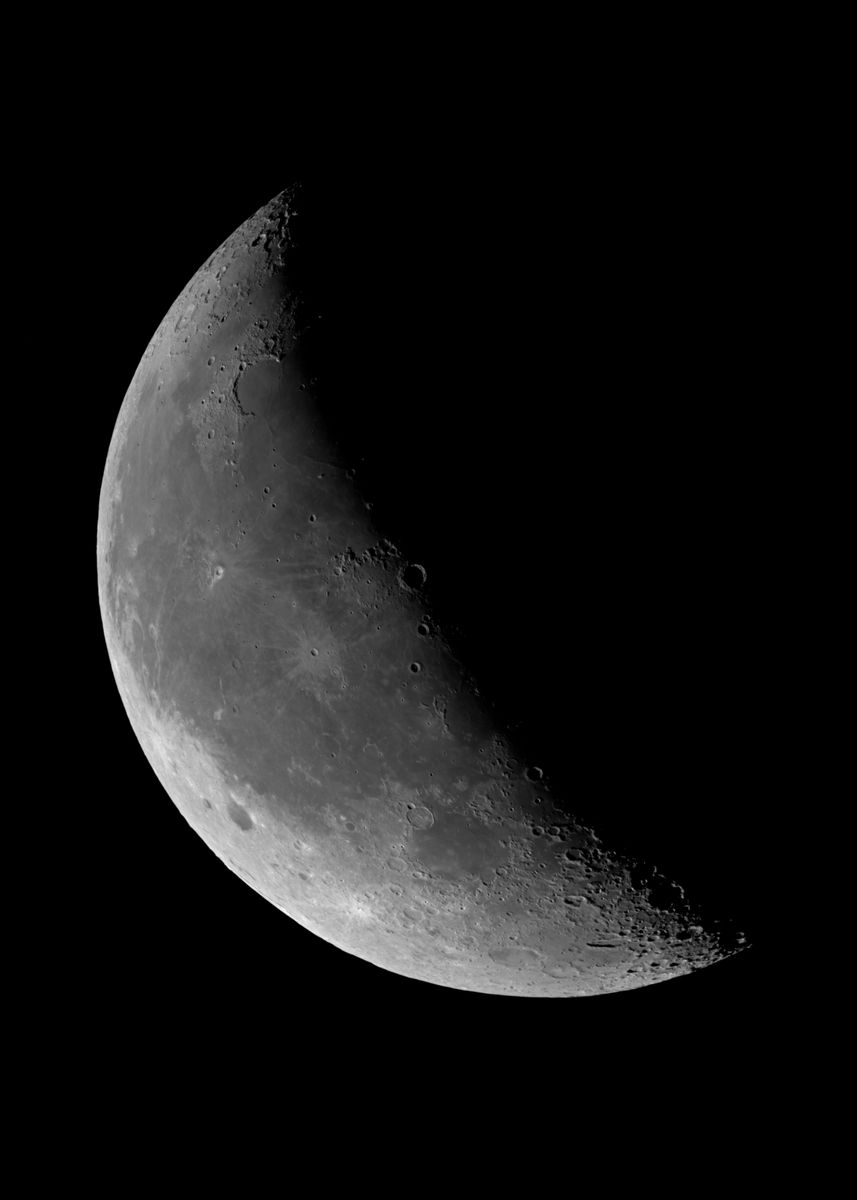 'Half Moon' Poster, picture, metal print, paint by Neven Krčmarek ...