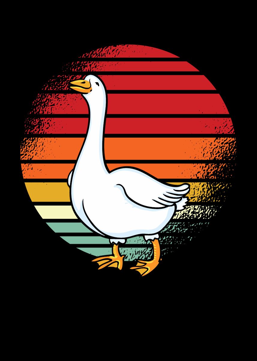 'Mops Retro' Poster, picture, metal print, paint by schmugo | Displate