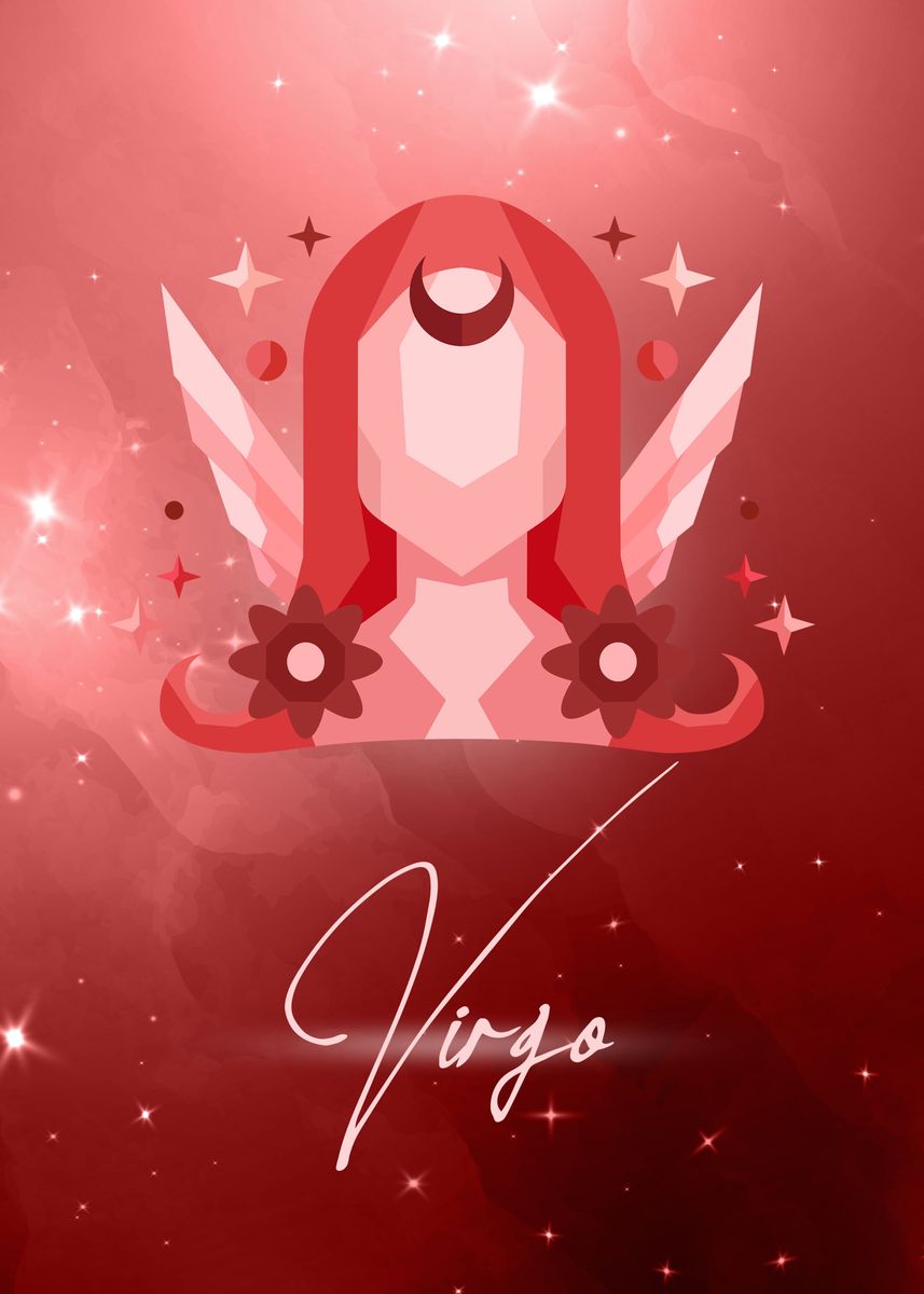 'Zodiac Virgo' Poster by Atong Station | Displate