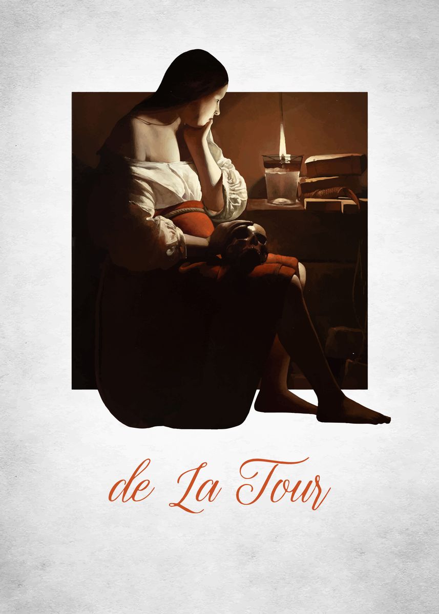 'Georges de La Tour' Poster, picture, metal print, paint by Bo Kev ...