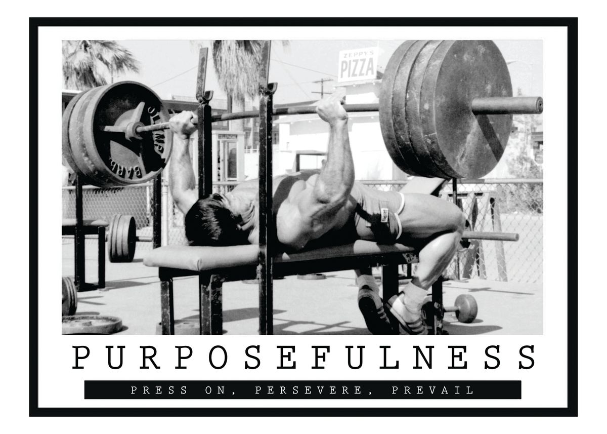 'Purposefulness' Poster by CHAN | Displate