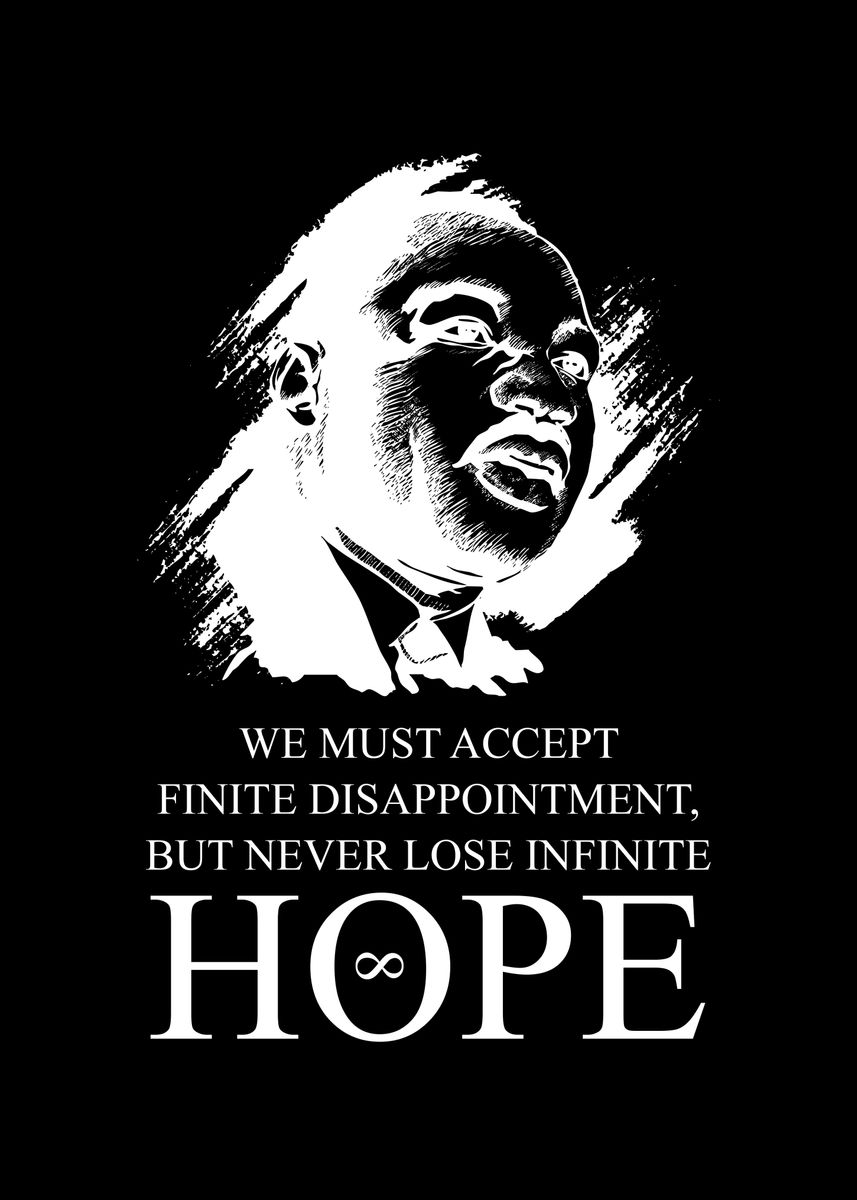 'Infinite Hope MLK' Poster by ABConcepts | Displate