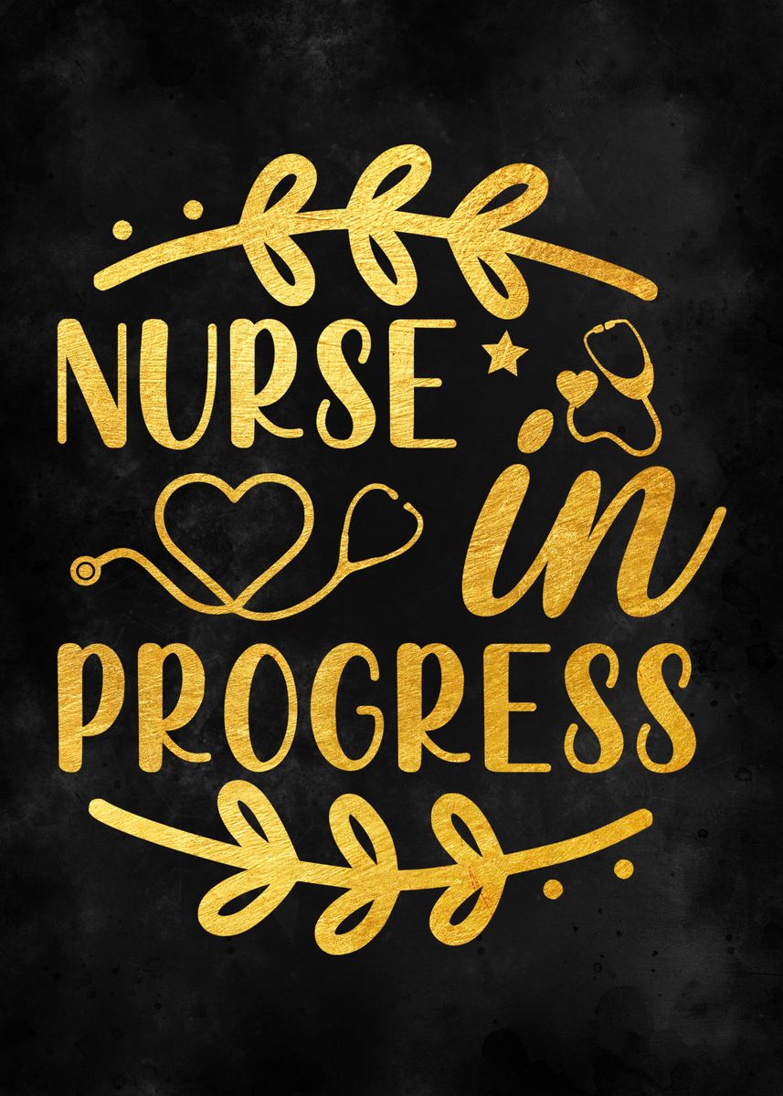 'Nurse in Progress ' Poster, picture, metal print, paint by Farwell ...