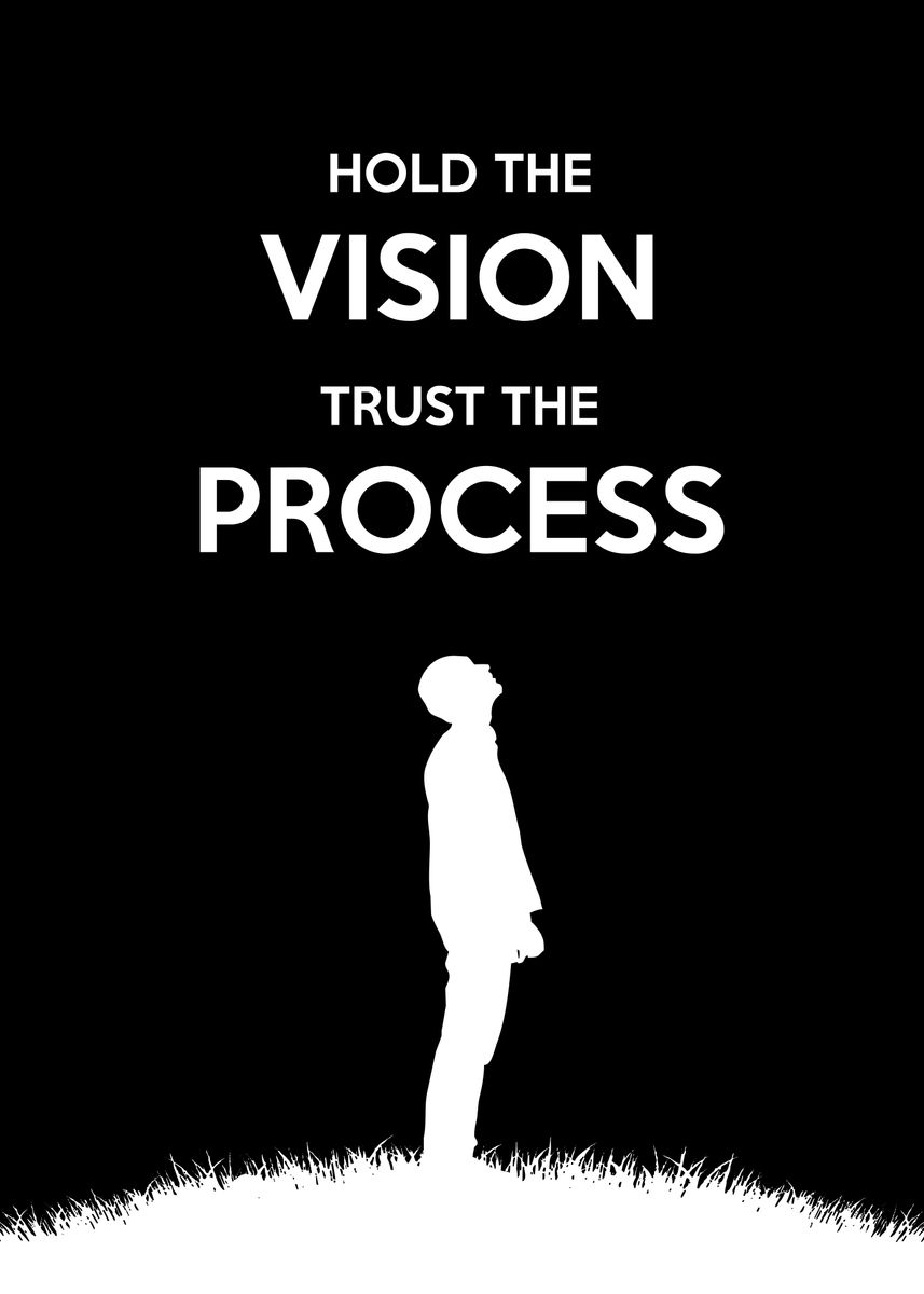 'Vision and Process' Poster, picture, metal print, paint by ABConcepts ...