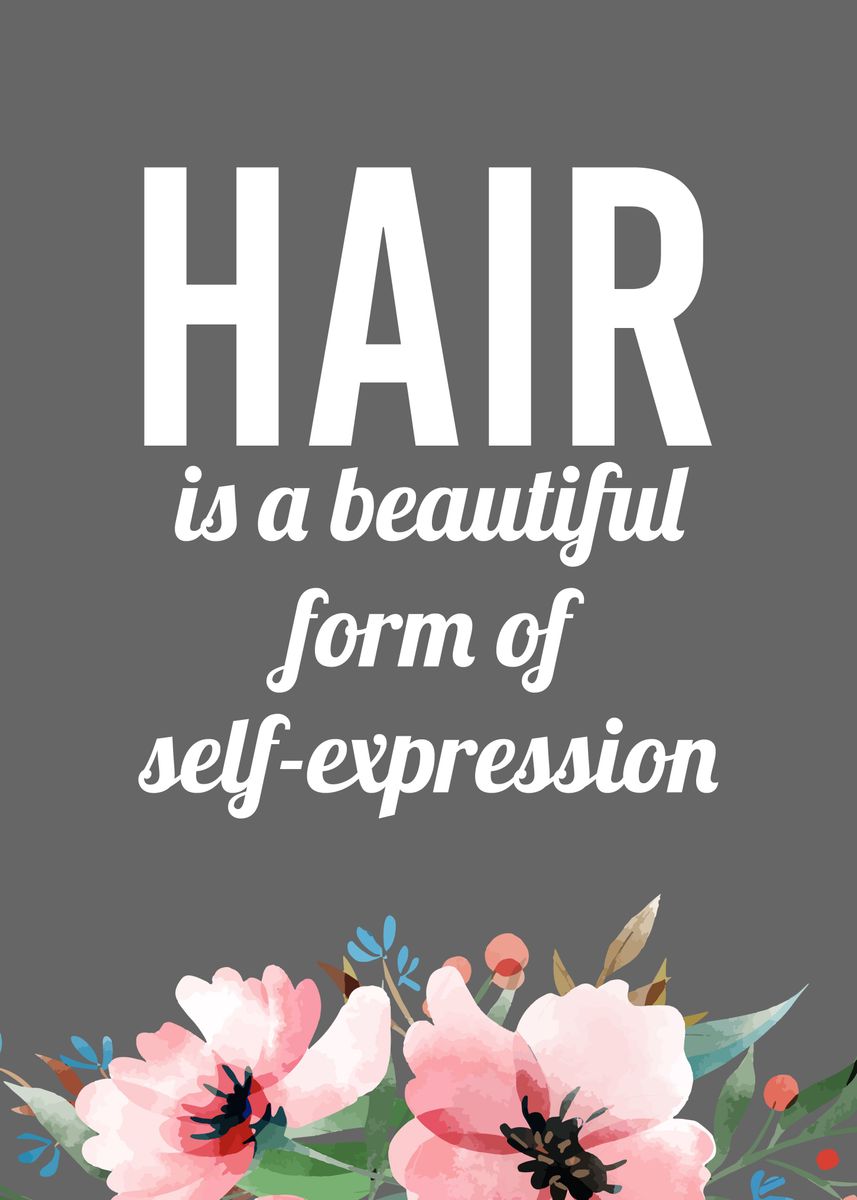 'Hair Salon Decor Hairdres' Poster by Decoratier Qwerdenker | Displate