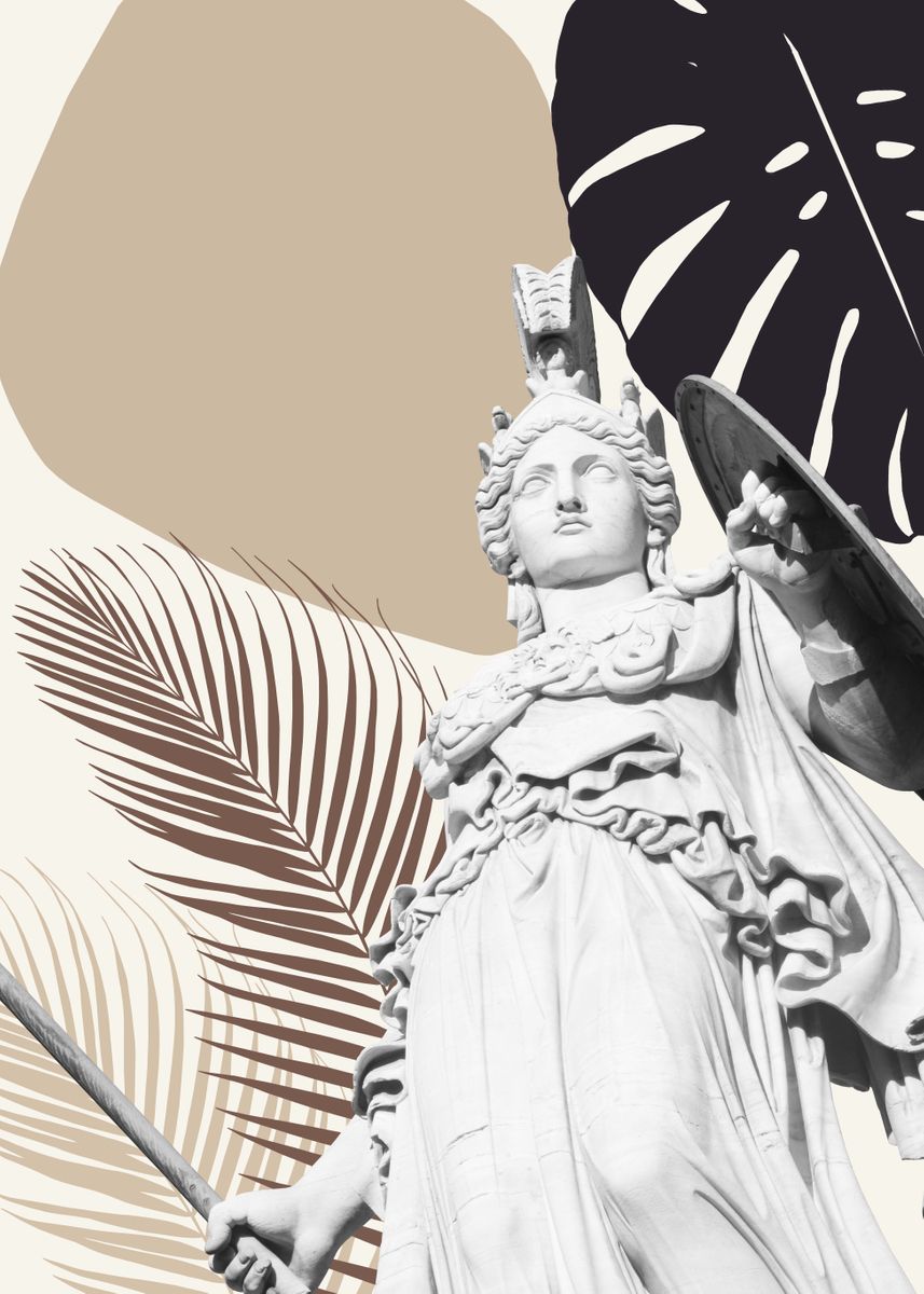 'Athena Abstract Finesse 1' Poster by Anita's & Bella's Art | Displate